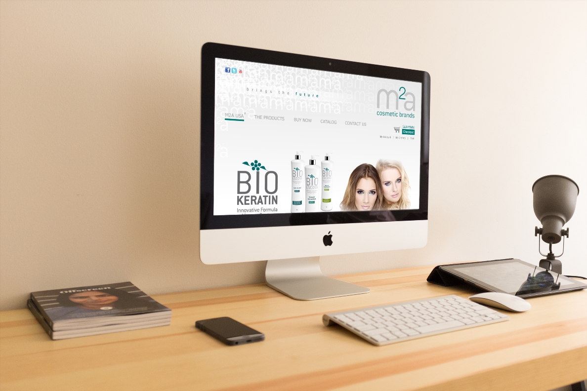 M2A Cosmetic Brands - Criação de Sites - Porto Alegre